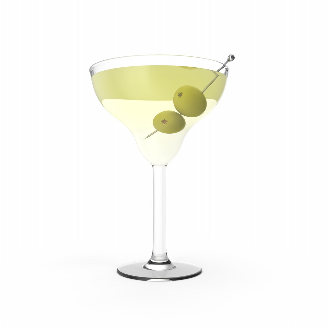 3D Cocktail Martini Model - TurboSquid 1868853