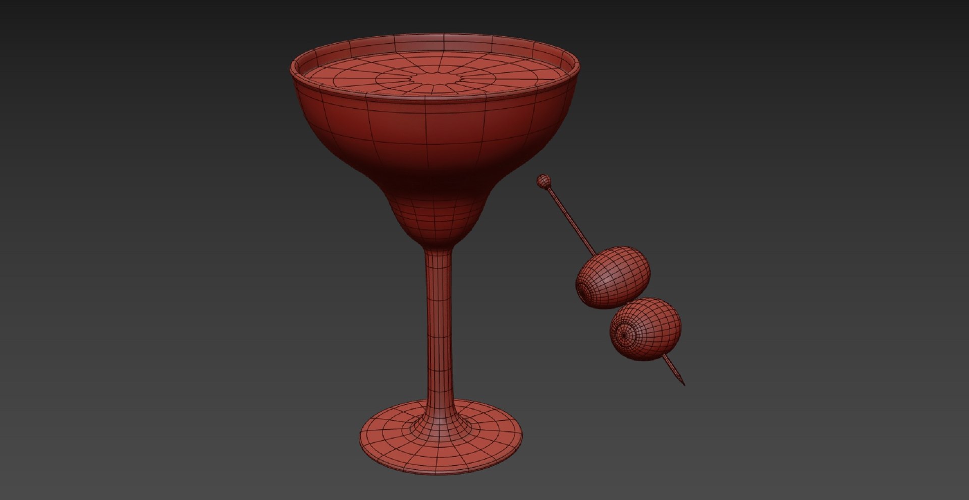 3D Cocktail Martini Model - TurboSquid 1868853
