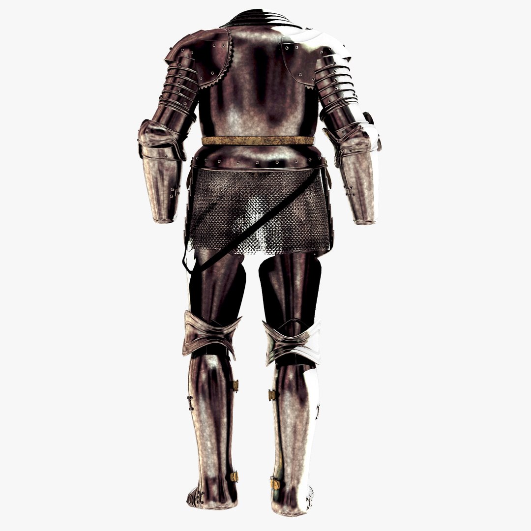 3d Knight Body Armor Model