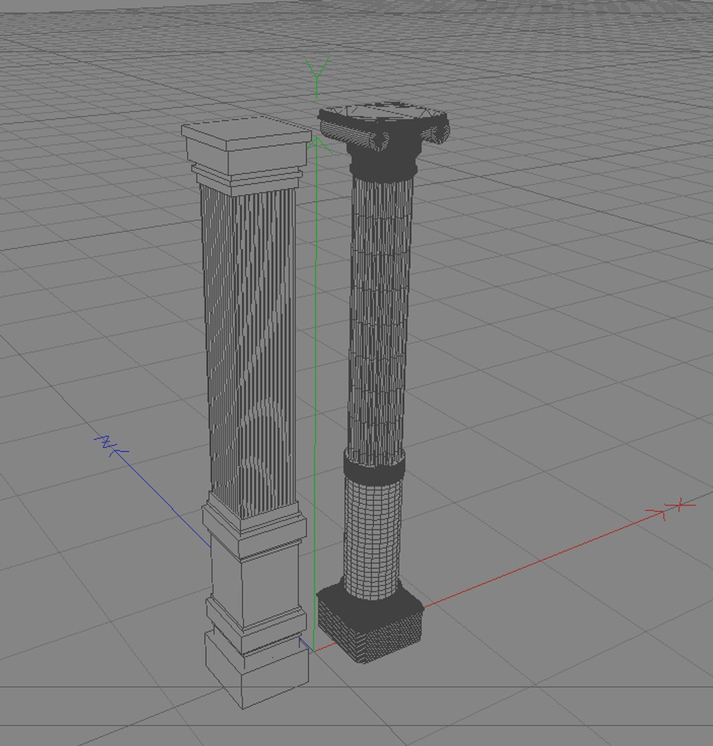 Cinema4d Columns