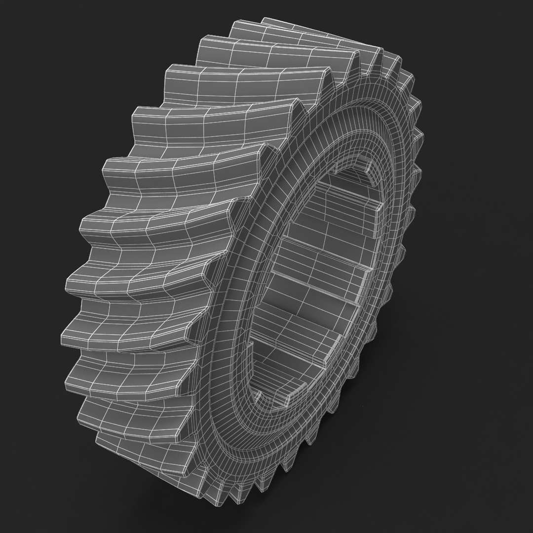 3ds max gear wheel c