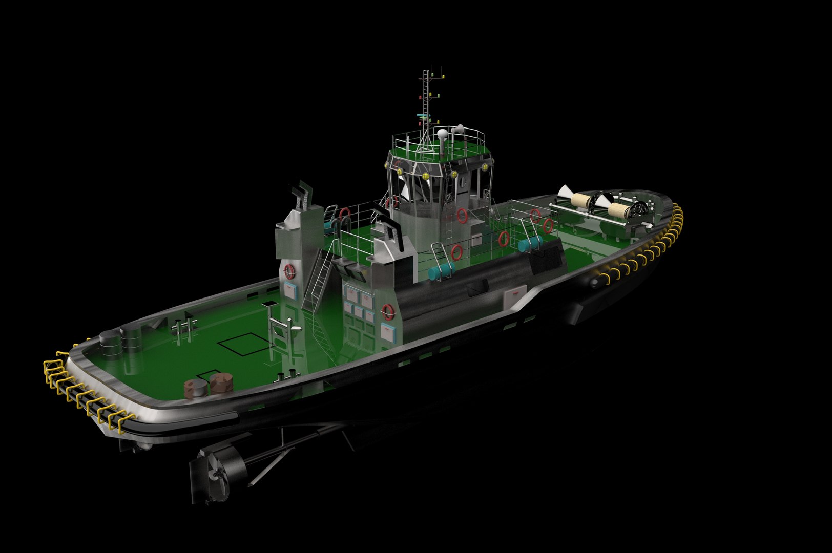 Tugboat Hull 3D - TurboSquid 1841467