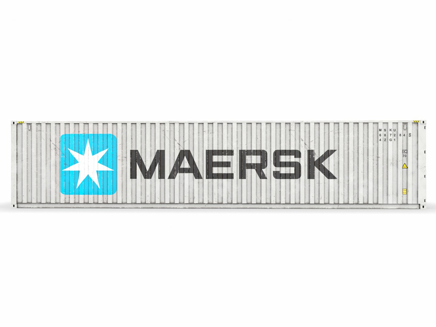 Shipping container maersk 20 3D - TurboSquid 1645535