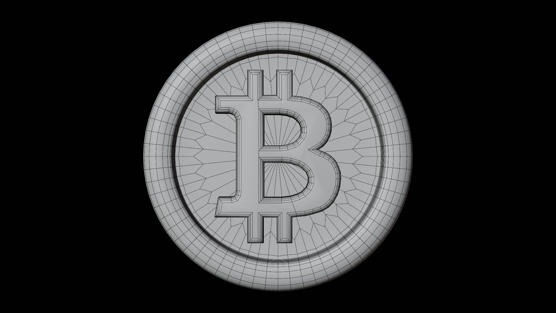 3D Bitcoin Or BTC Gold Coin With Cartoon Style - TurboSquid 1976951
