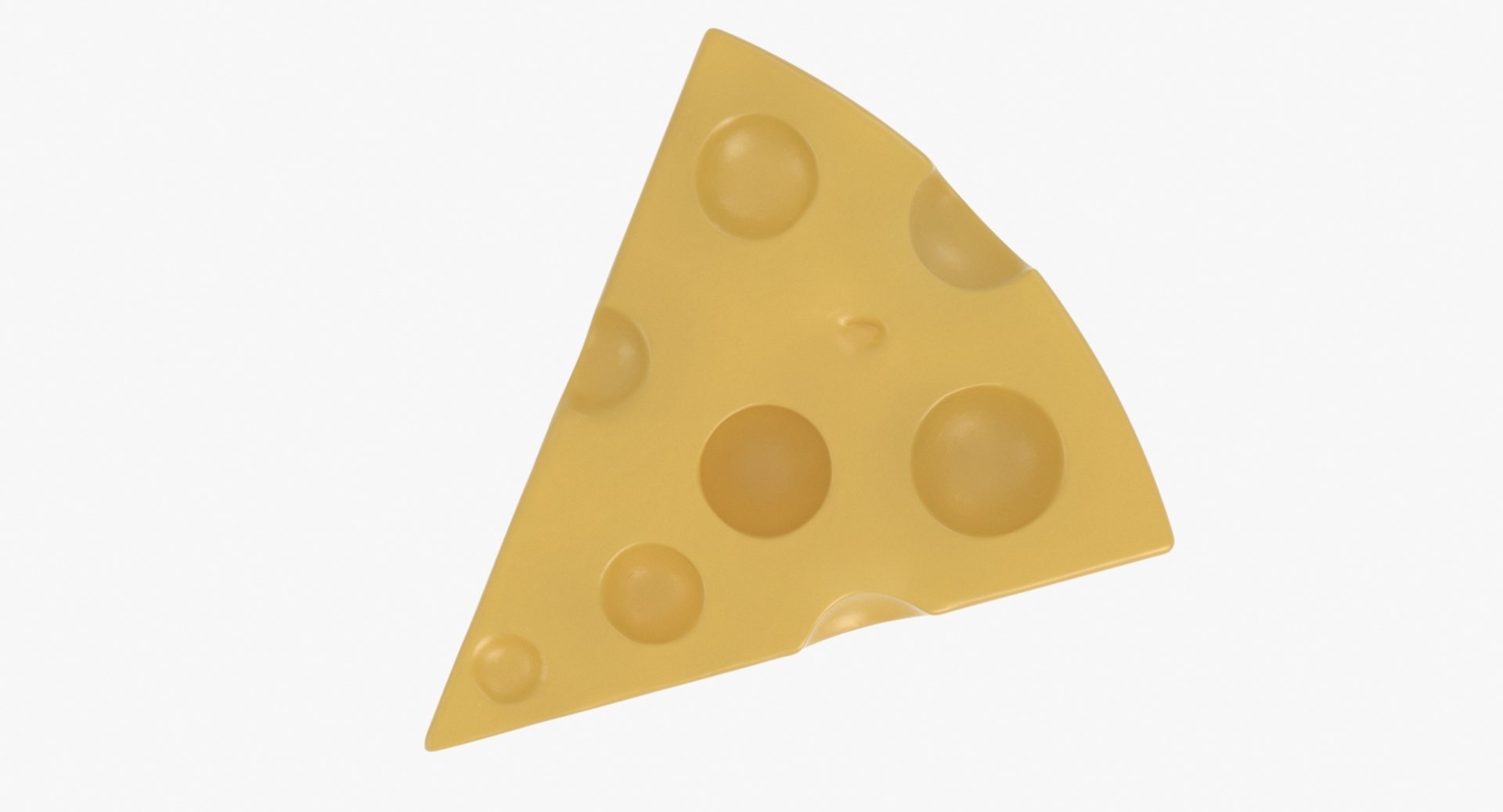 3D cheese piece model - TurboSquid 1395681
