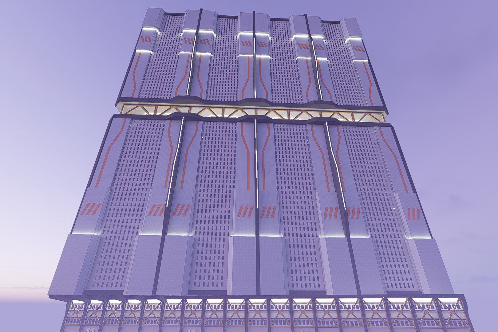 Sci-fi Mega Block 002 V3 3D Model - TurboSquid 2373937
