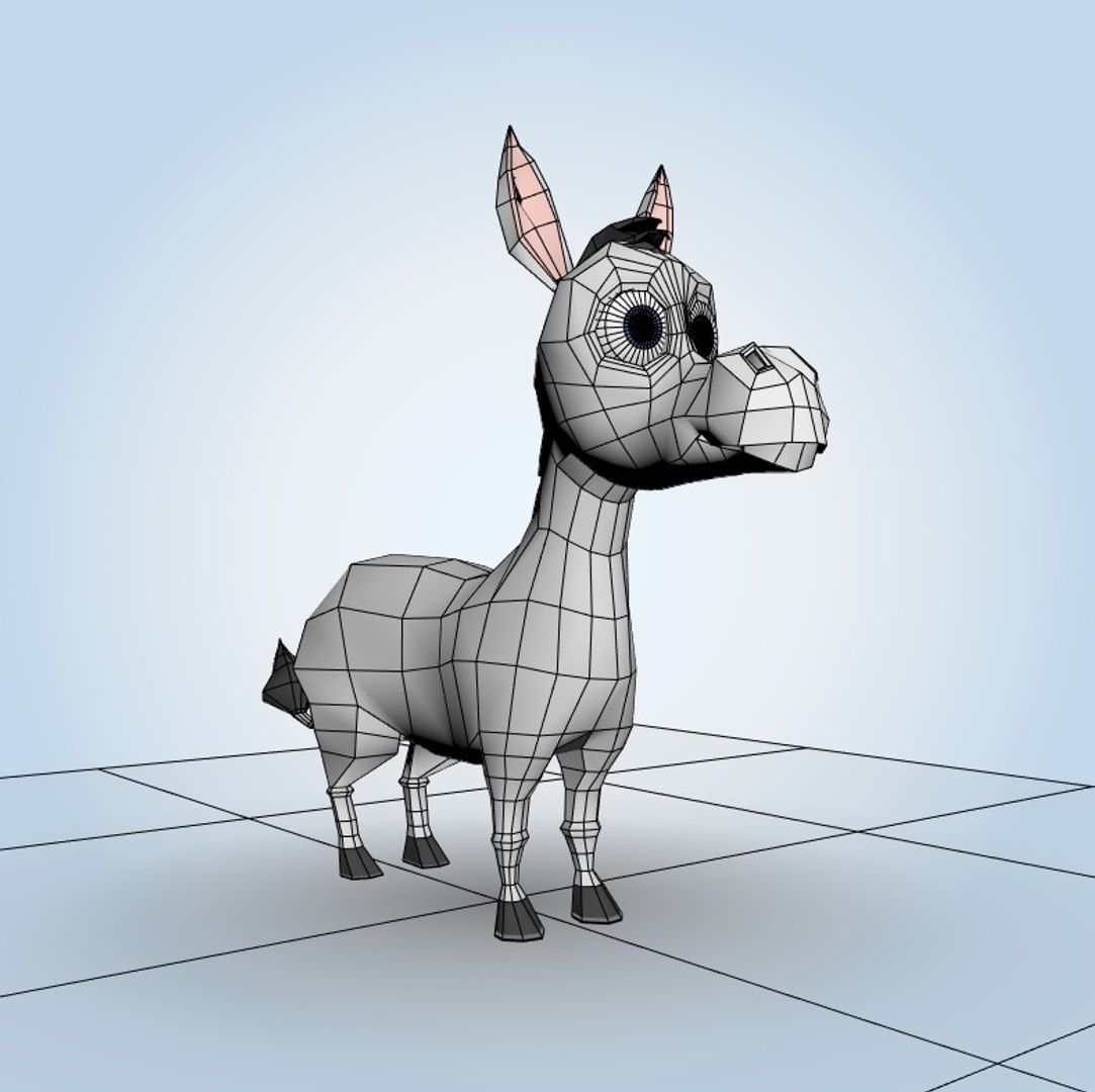 Donkey Model - TurboSquid 1896162