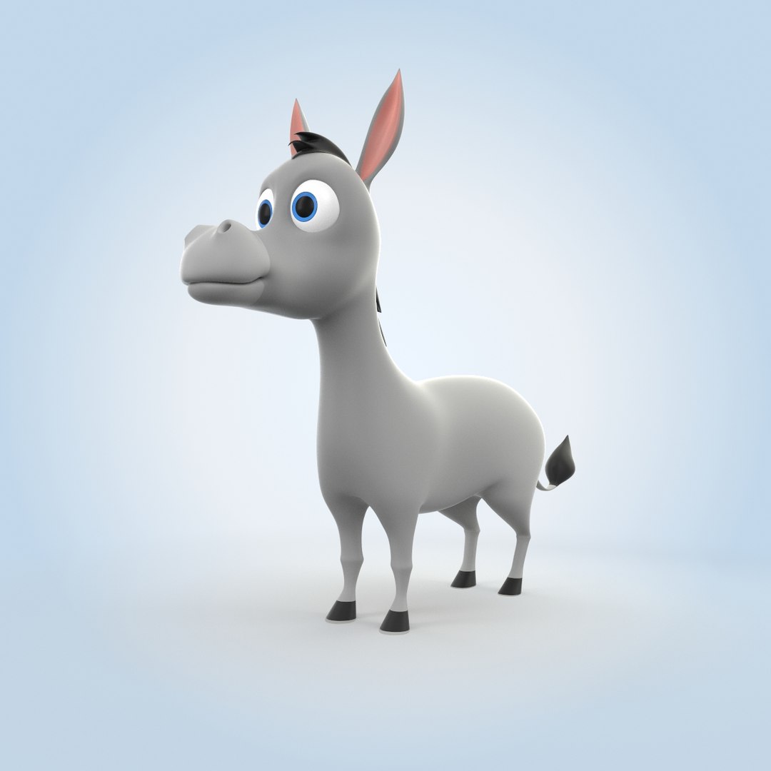 Donkey Model - TurboSquid 1896162