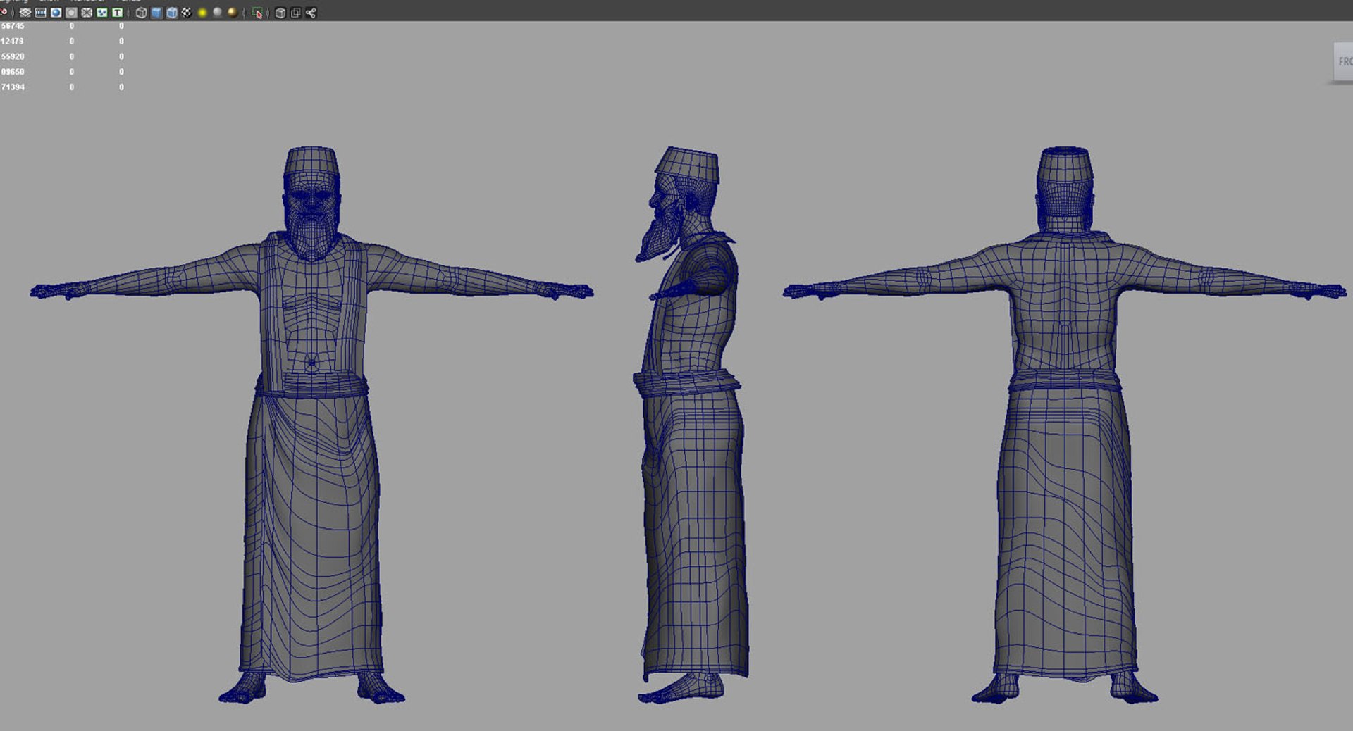 Muslim Old Man 3D Model - TurboSquid 1535713
