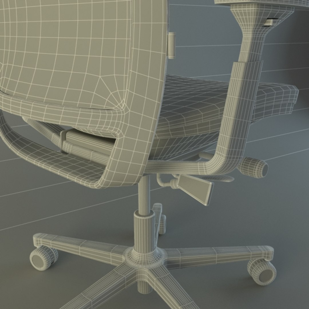 3d Modern Office Chair Model