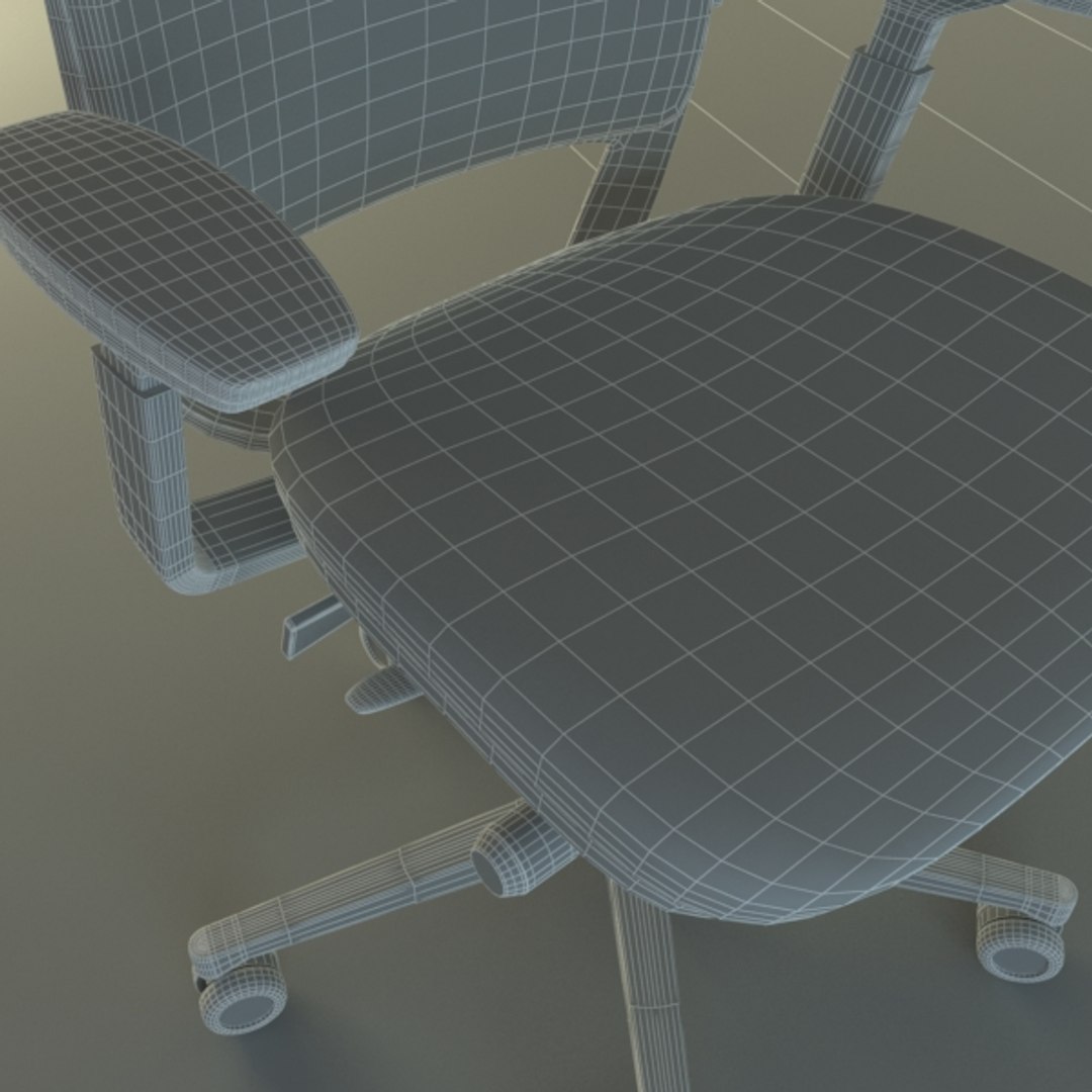 3d Modern Office Chair Model