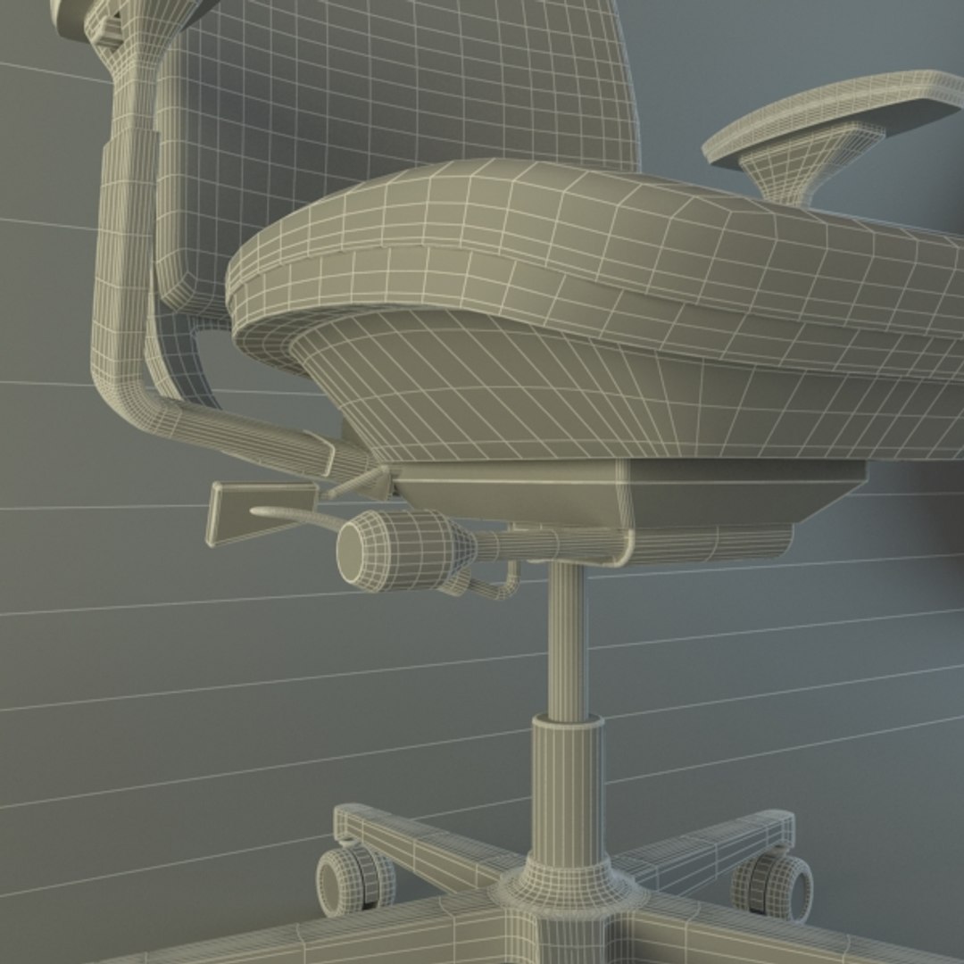 3d Modern Office Chair Model