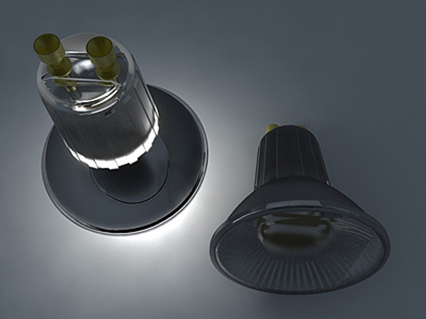 3d Halogen Light Bulb 35w Model