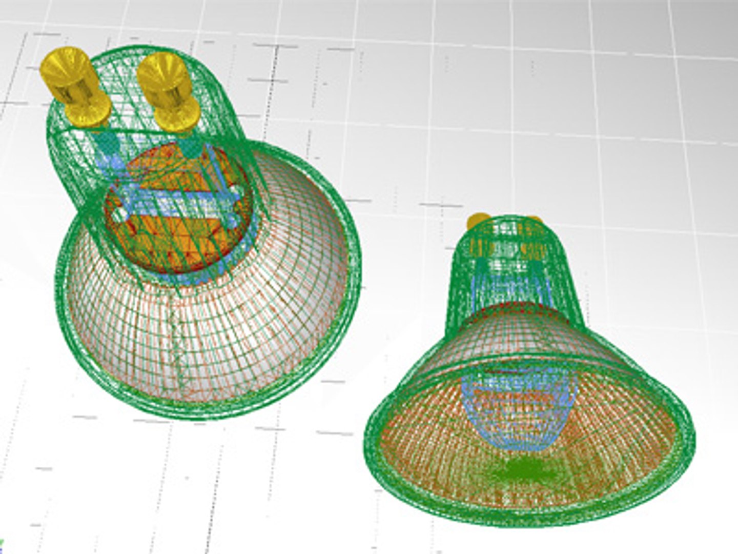 3d Halogen Light Bulb 35w Model