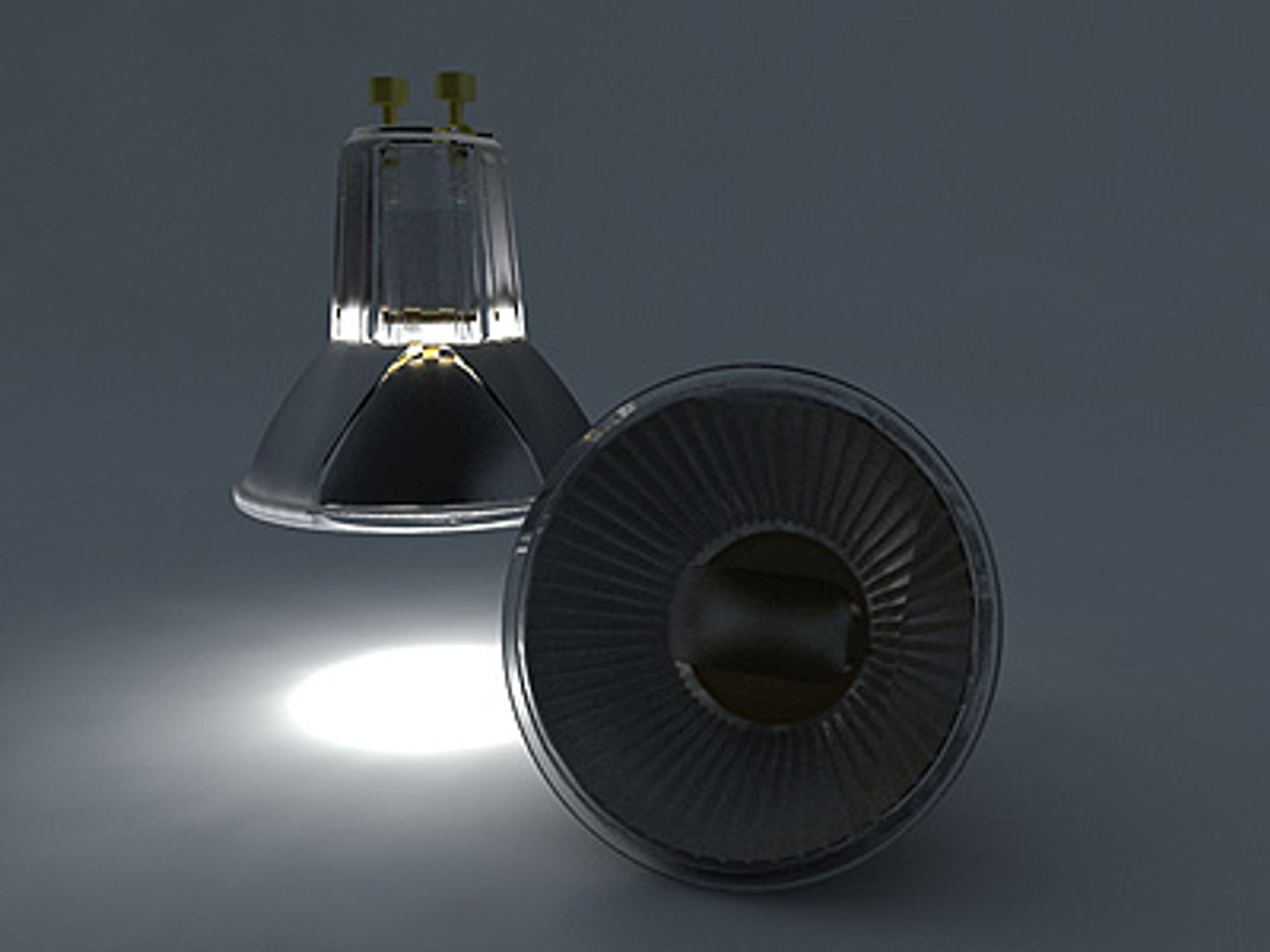 3d Halogen Light Bulb 35w Model