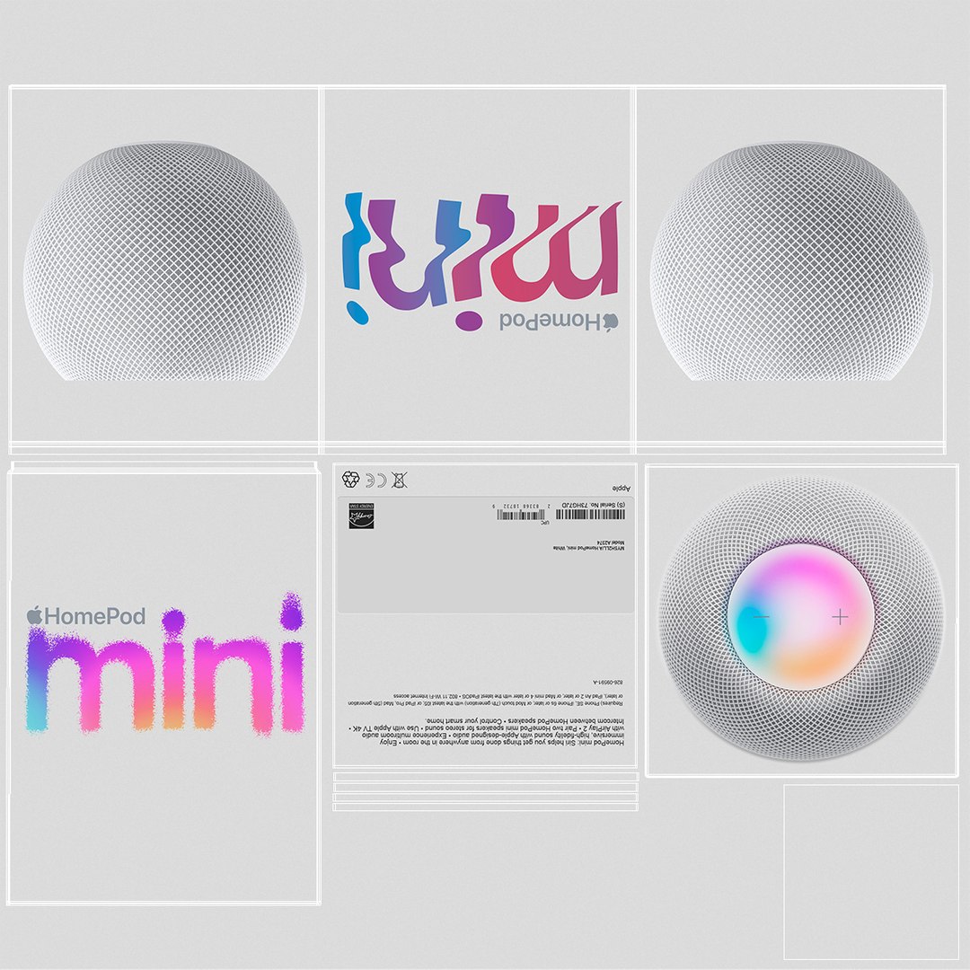 Apple HomePod Mini Packaging 3D Model - TurboSquid 2220715
