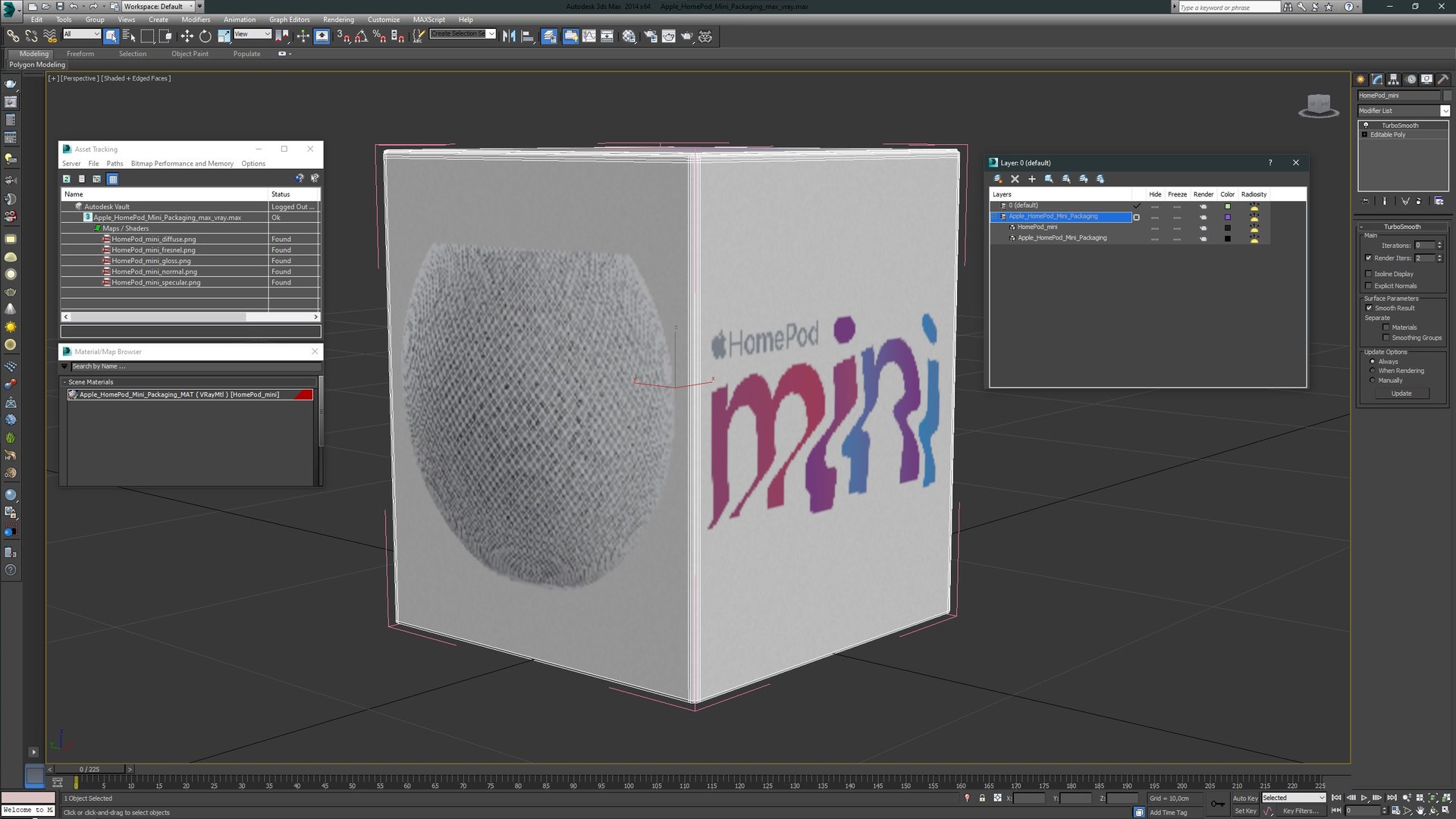 Apple HomePod Mini Packaging 3D Model - TurboSquid 2220715