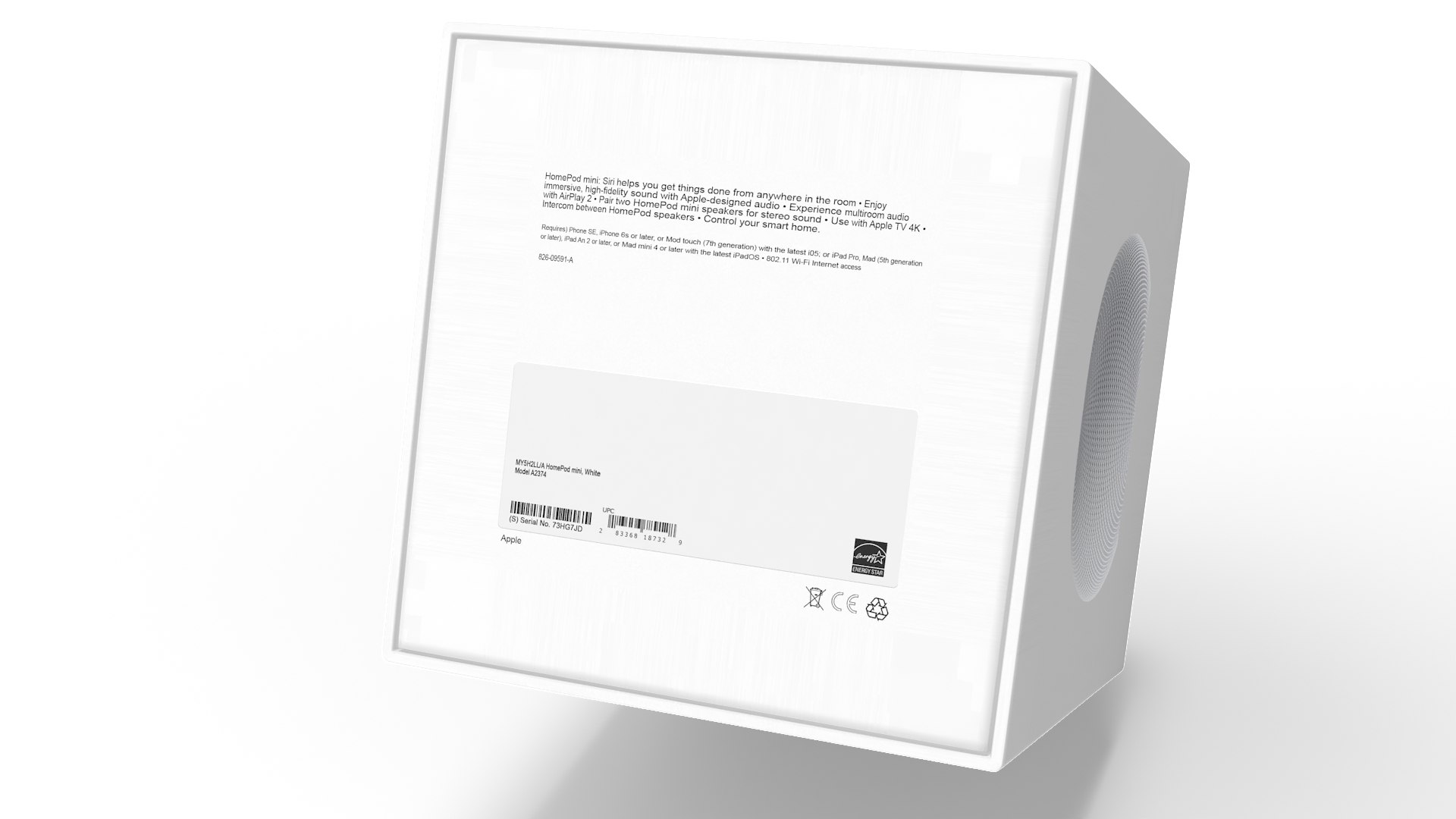 Apple HomePod Mini Packaging 3D Model - TurboSquid 2220715