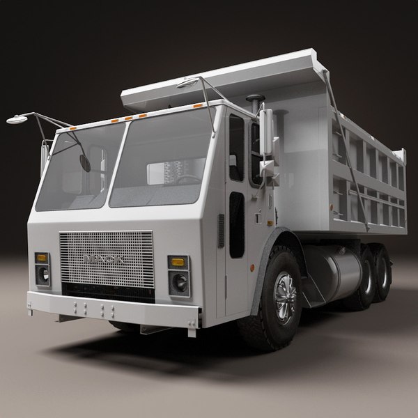 mack dump truck 3d max