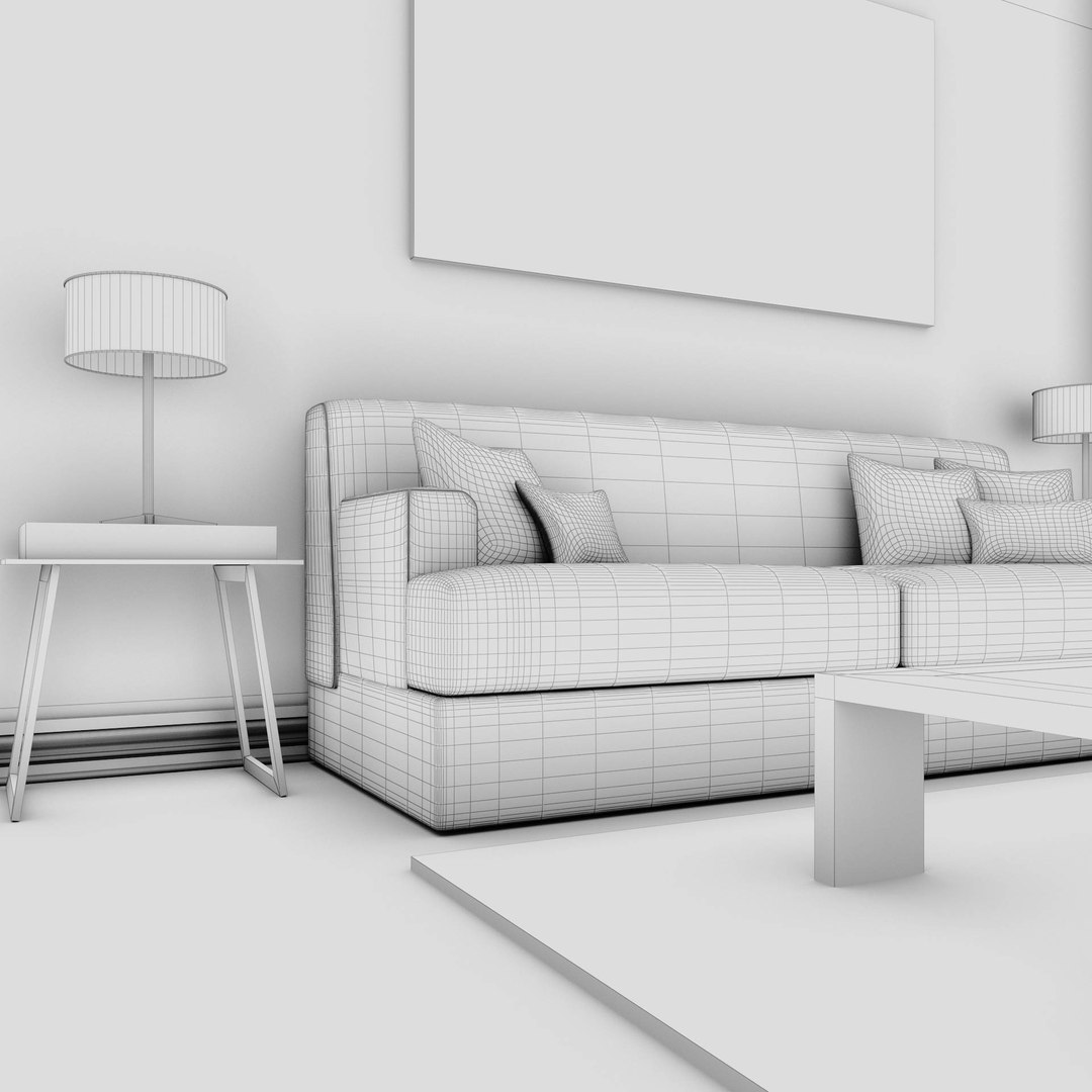 3d Def Classic Living Room
