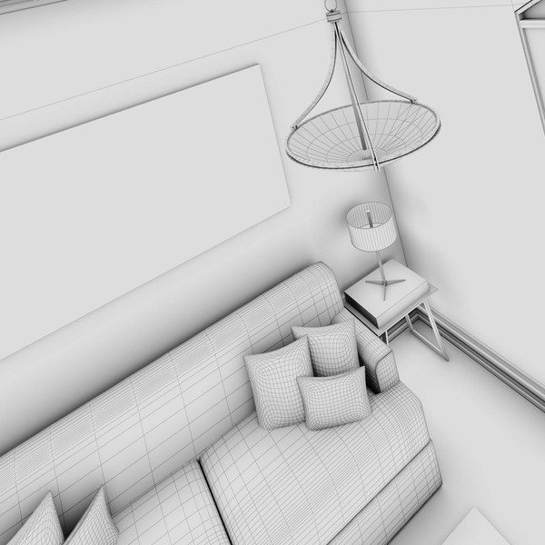 3d def classic living room