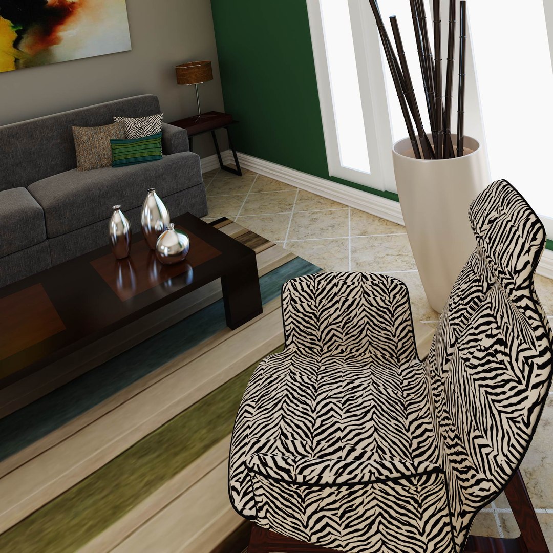 3d Def Classic Living Room
