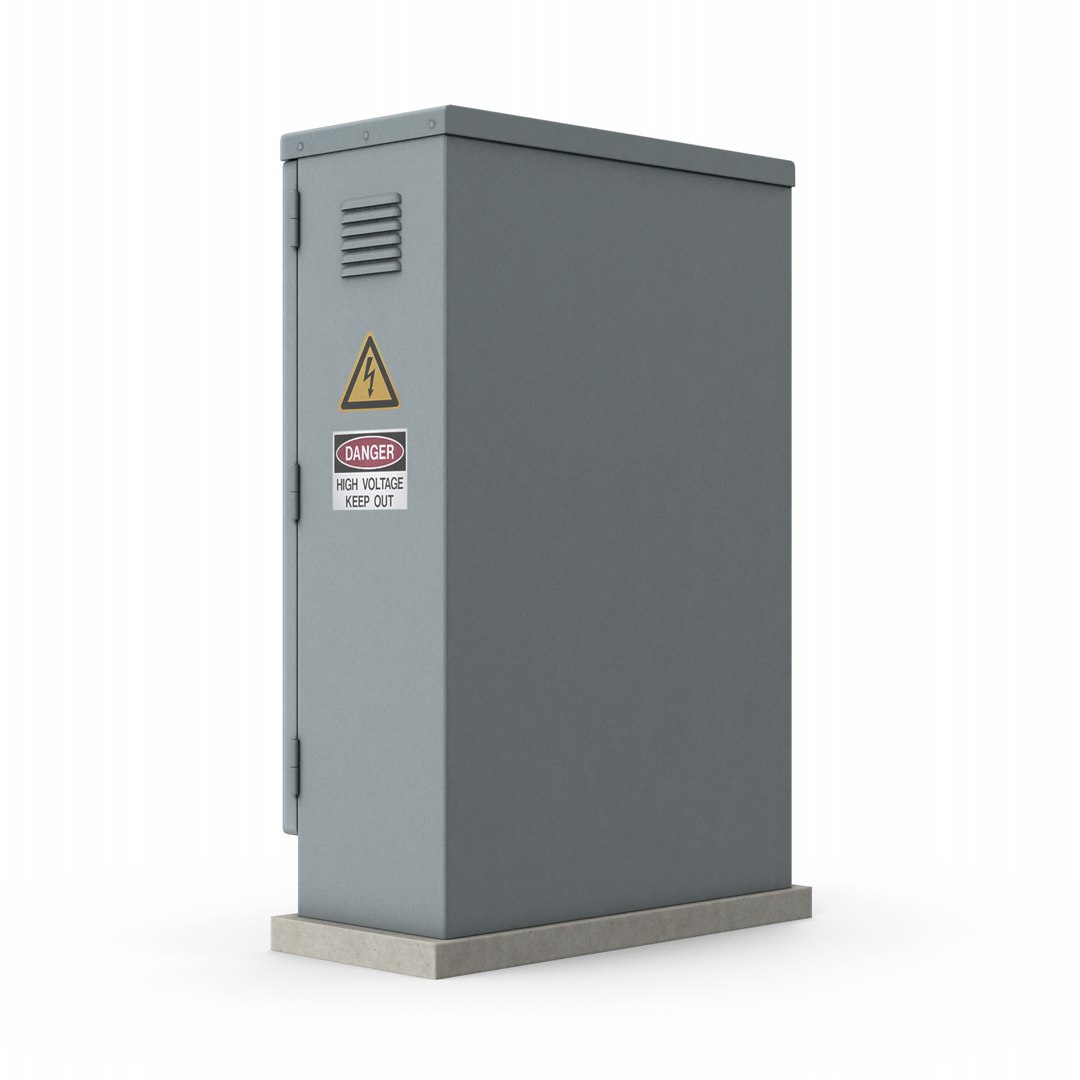 3D Electric Box Low Poly - TurboSquid 2304084