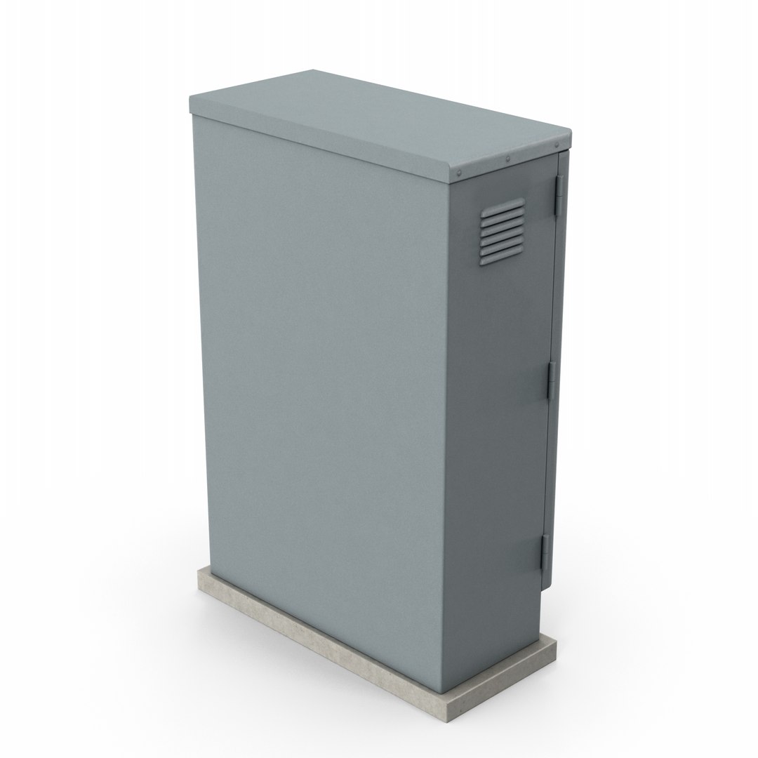 3D Electric Box Low Poly - TurboSquid 2304084
