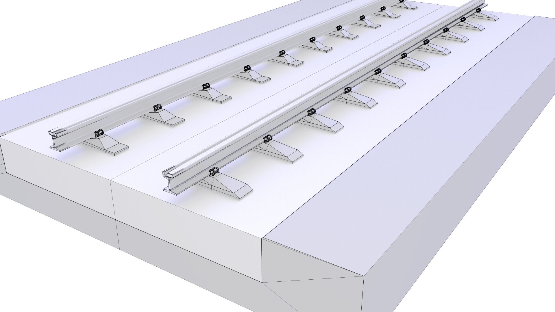 Railway Track 25 Model - TurboSquid 2096382