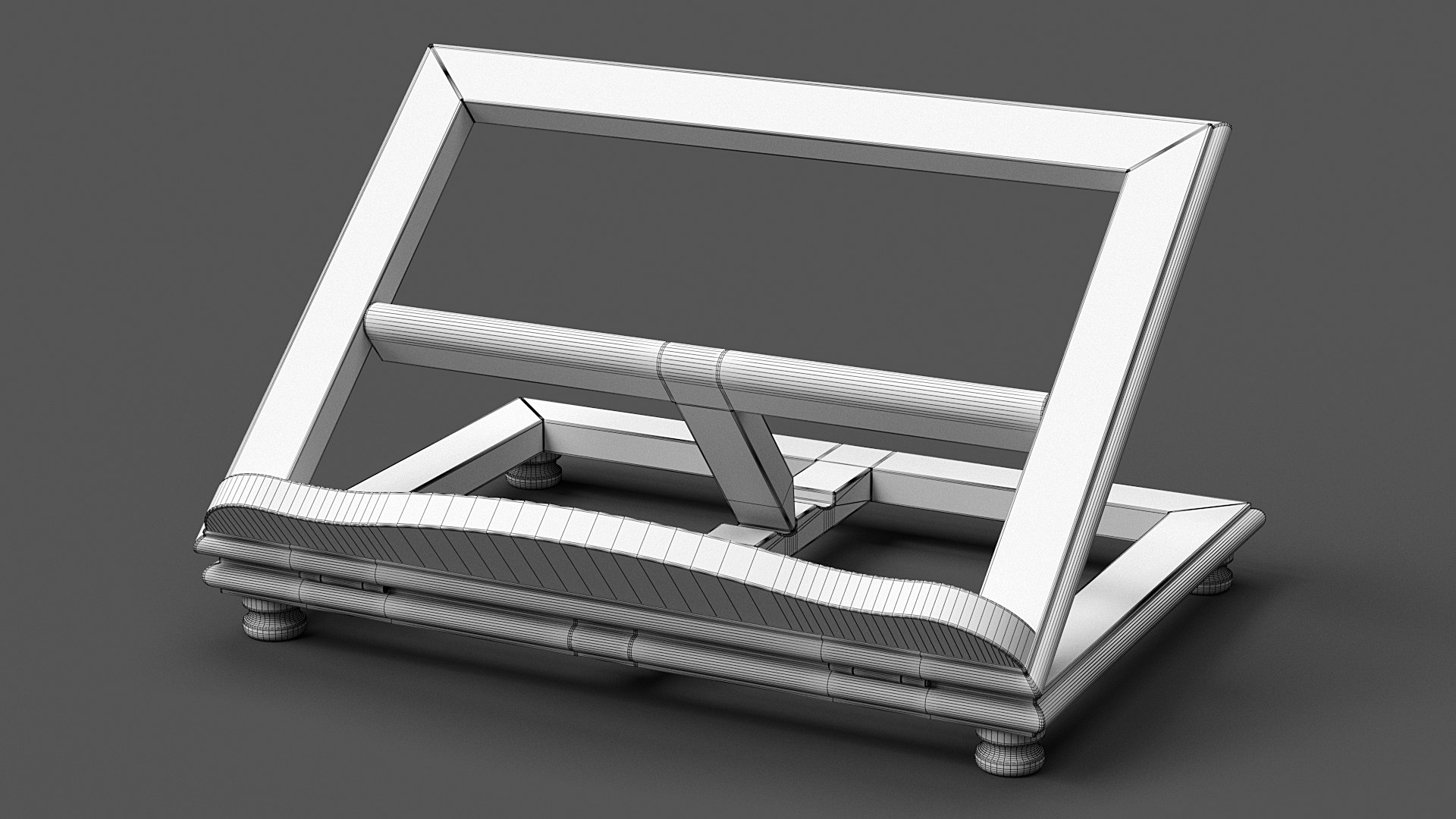 3D Realistic Book Stand - TurboSquid 1440153