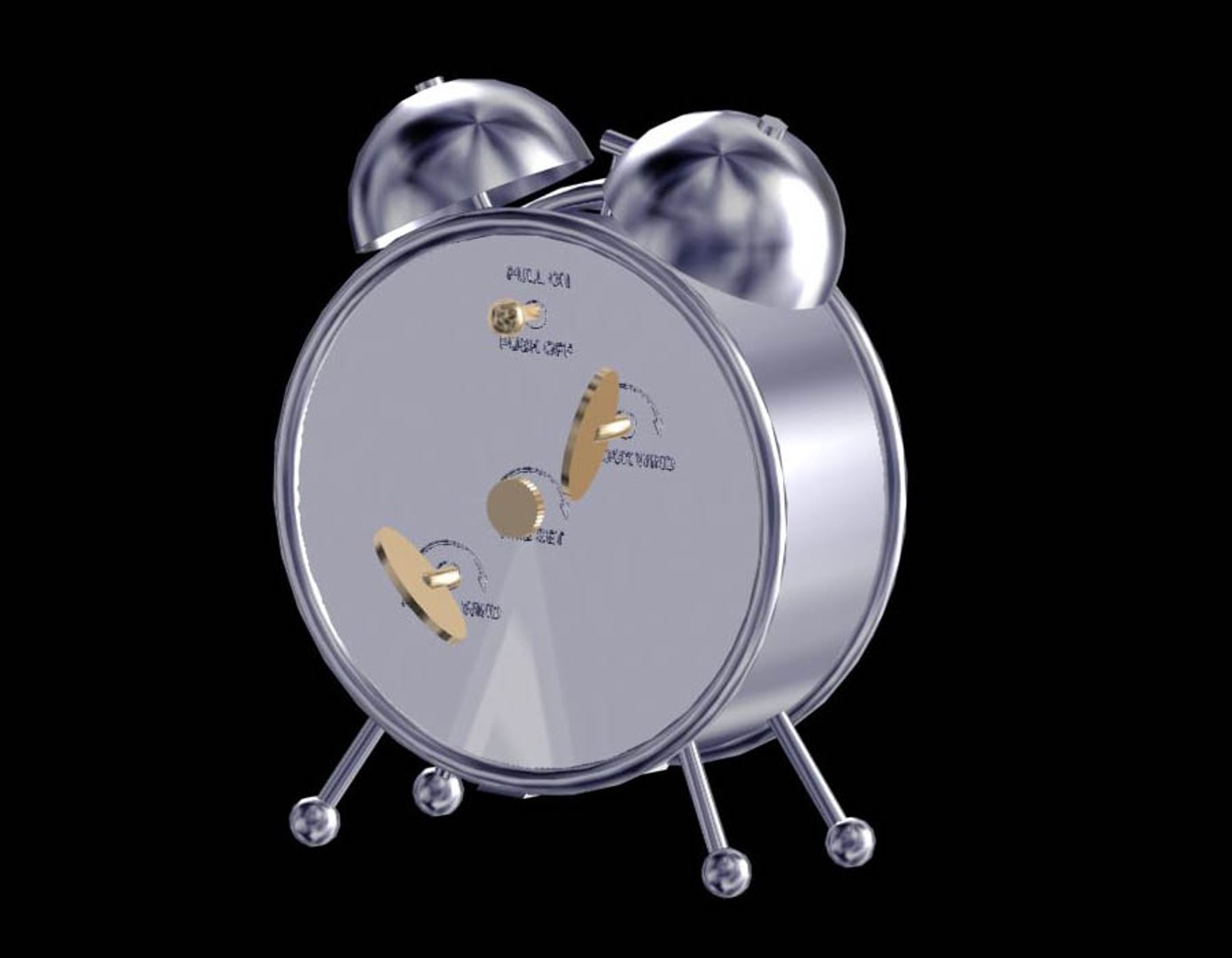 maya old fashioned alarm clock