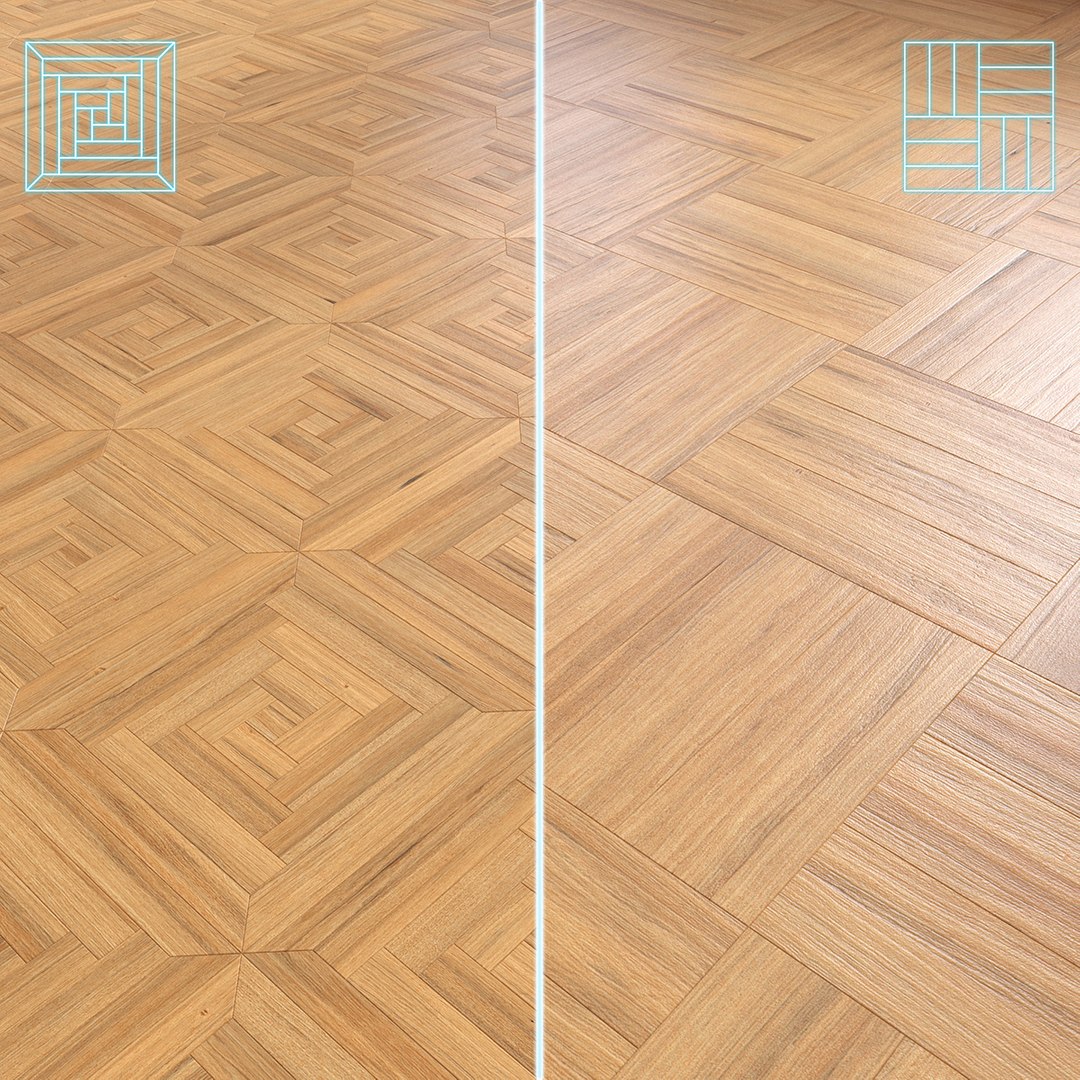 3D Model Parquet - Laminate - Wooden Floor 2 In 1 - TurboSquid 2106730