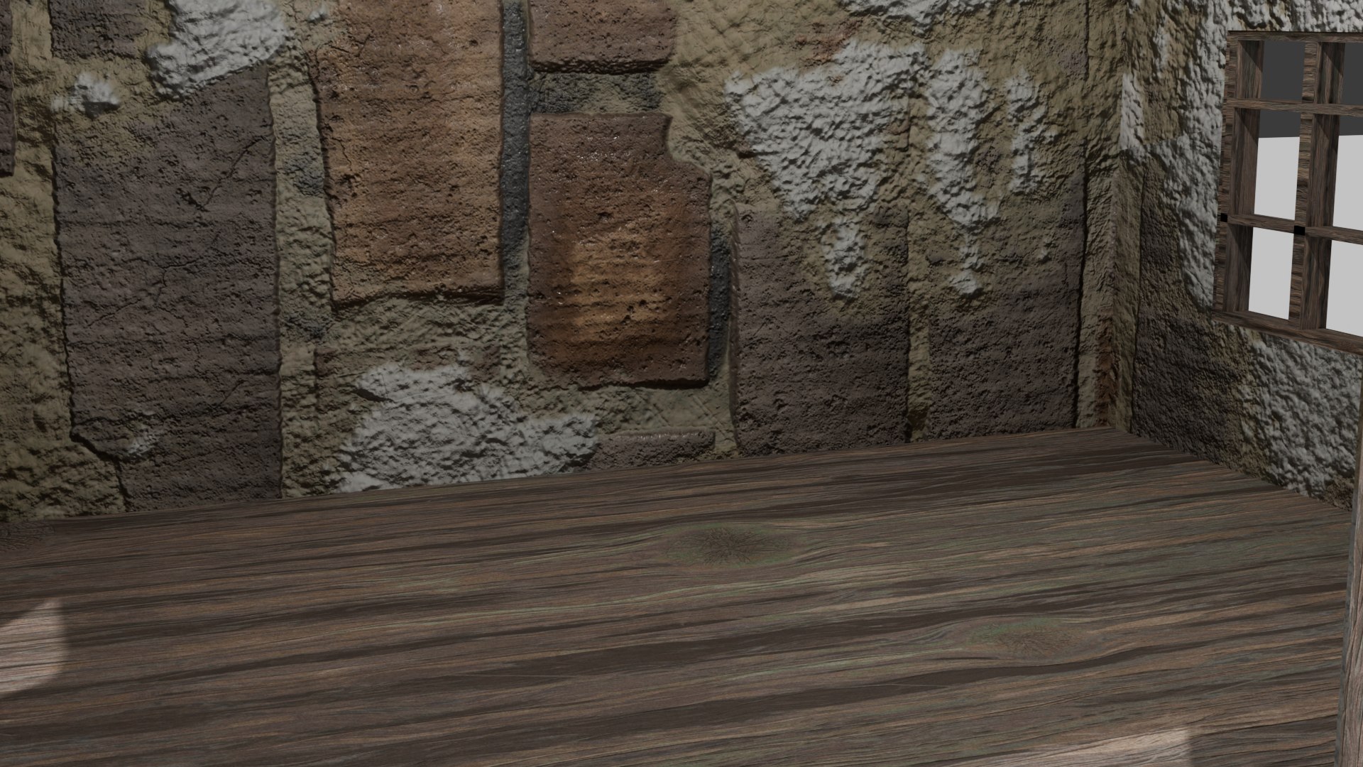 Free 3D Rustic Cottage 3D Model With High-Quality Textures And UV ...