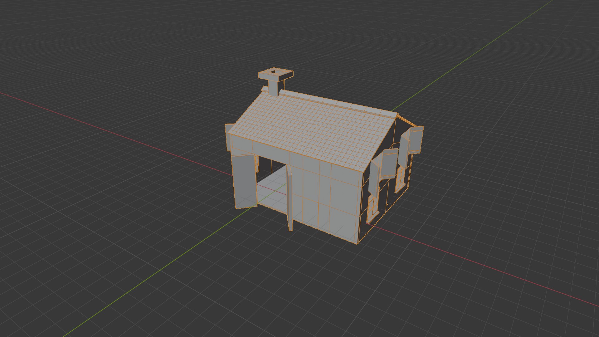 Free 3D Rustic Cottage 3D Model With High-Quality Textures And UV ...