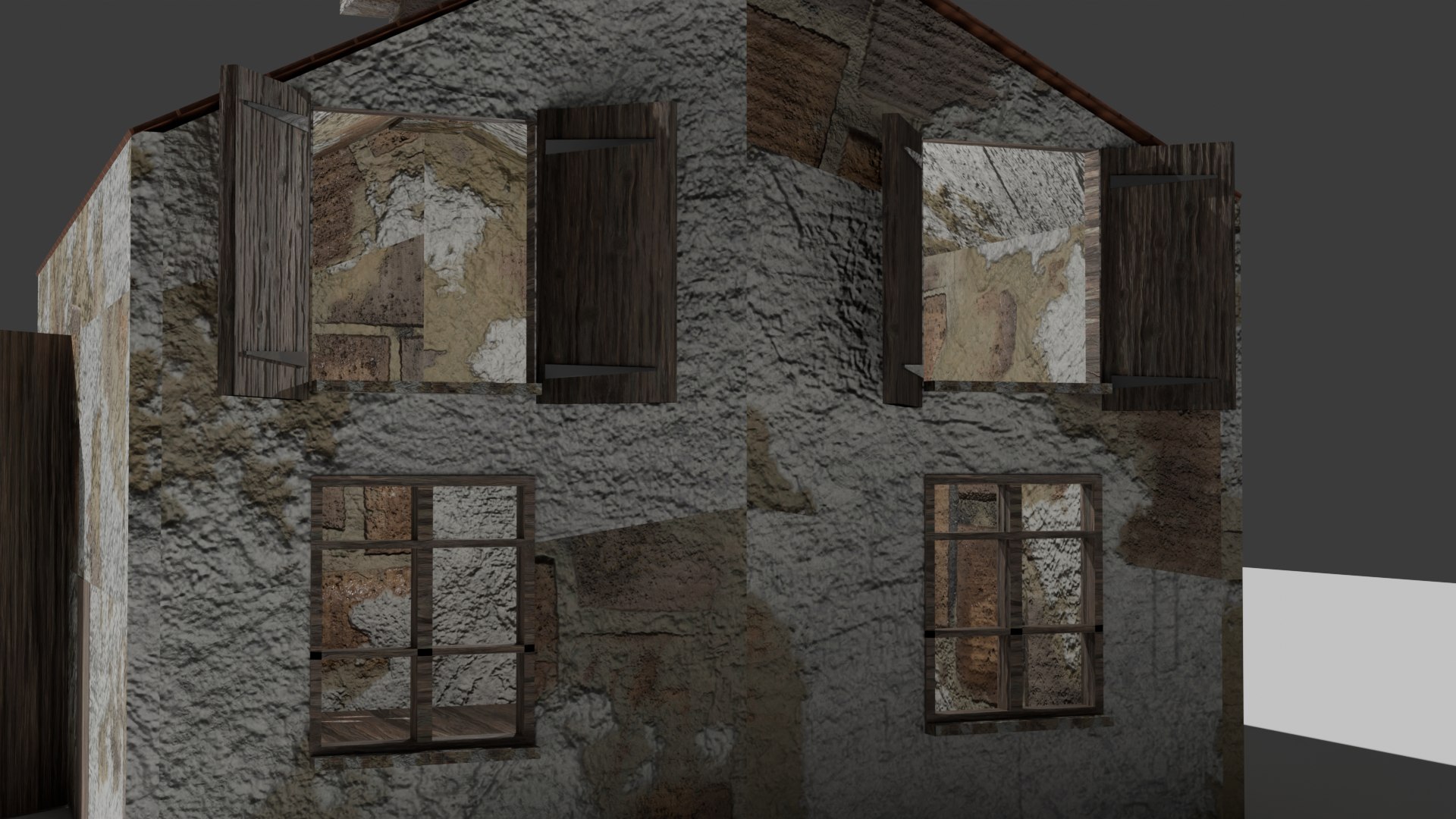 Free 3D Rustic Cottage 3D Model With High-Quality Textures And UV ...