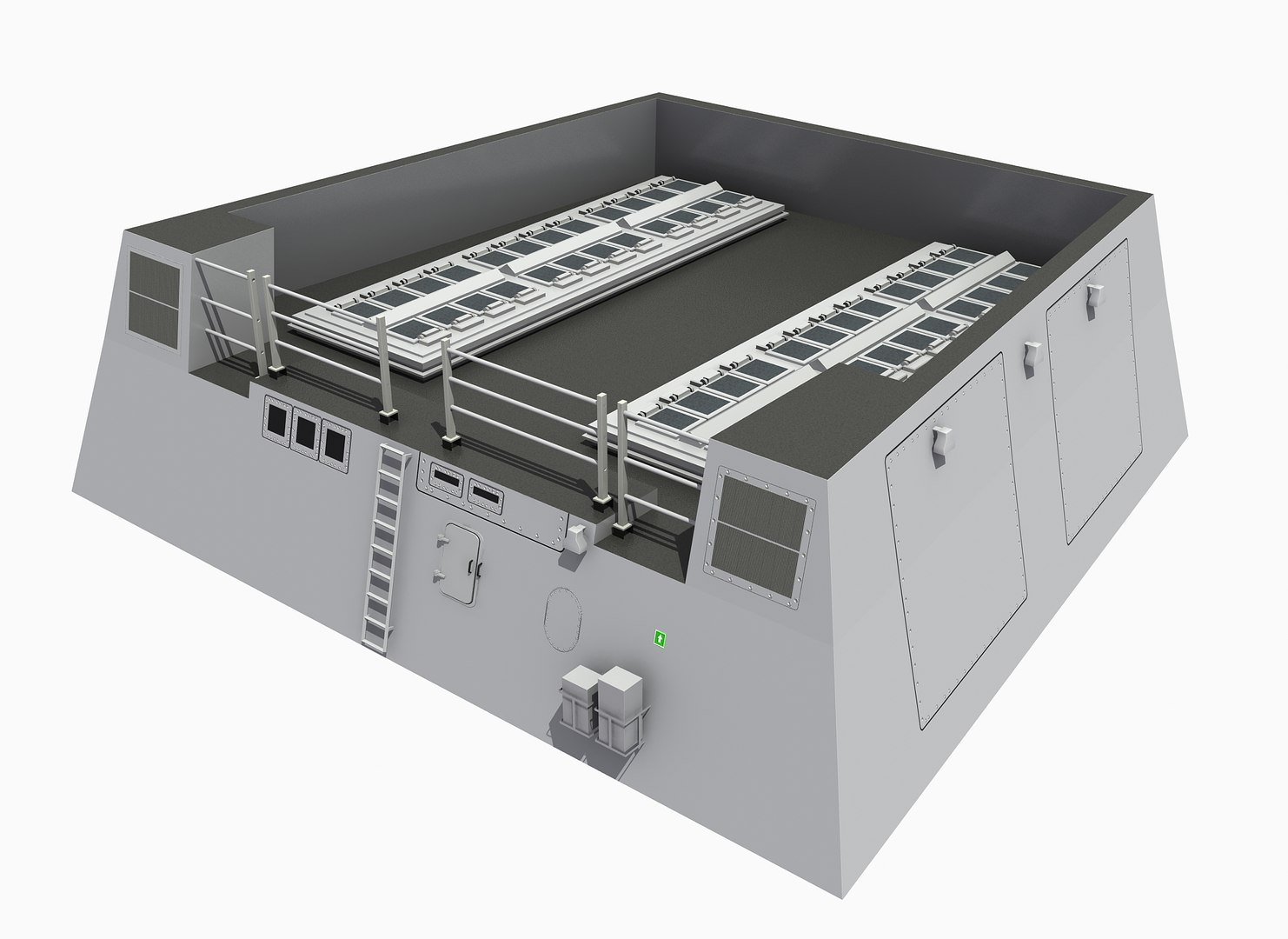 3D 48 Cell Vls Aster Model - TurboSquid 1476972