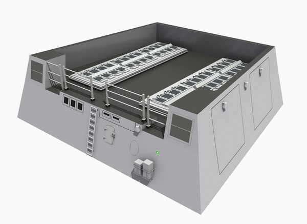 ASTER SAM用48セルVLS3Dモデル - TurboSquid 1476972