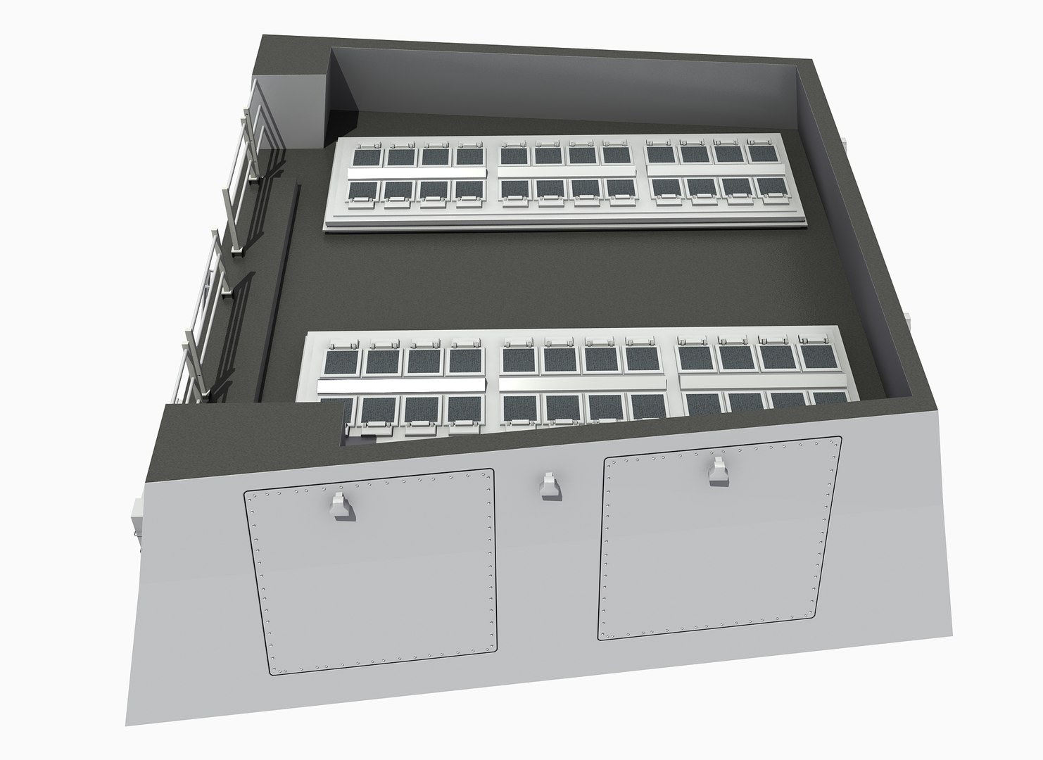 3D 48 Cell Vls Aster Model - TurboSquid 1476972