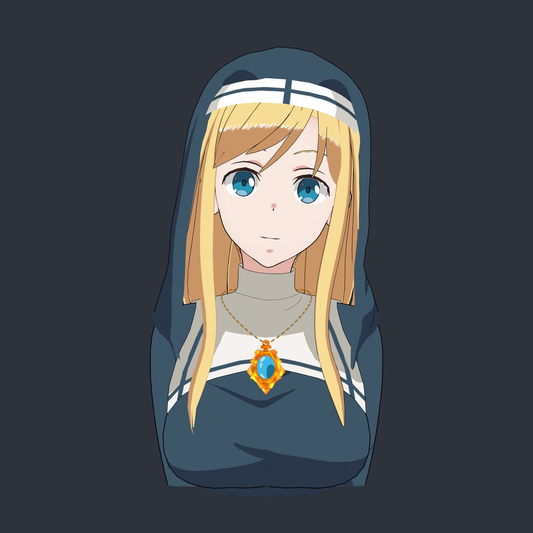 3D Anime Girl - TurboSquid 1959907