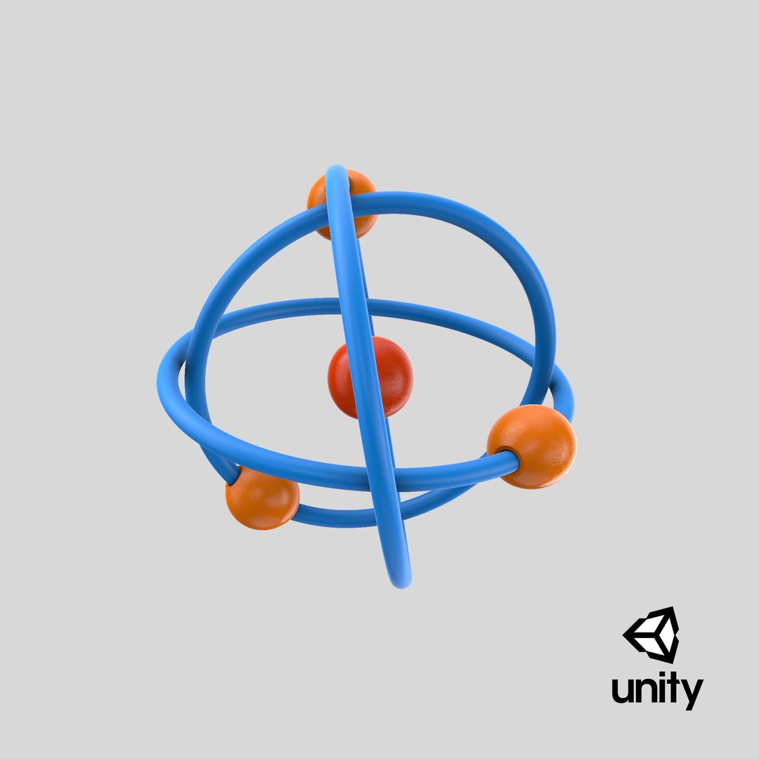 Atom Cartoon Style 3D - TurboSquid 2101788