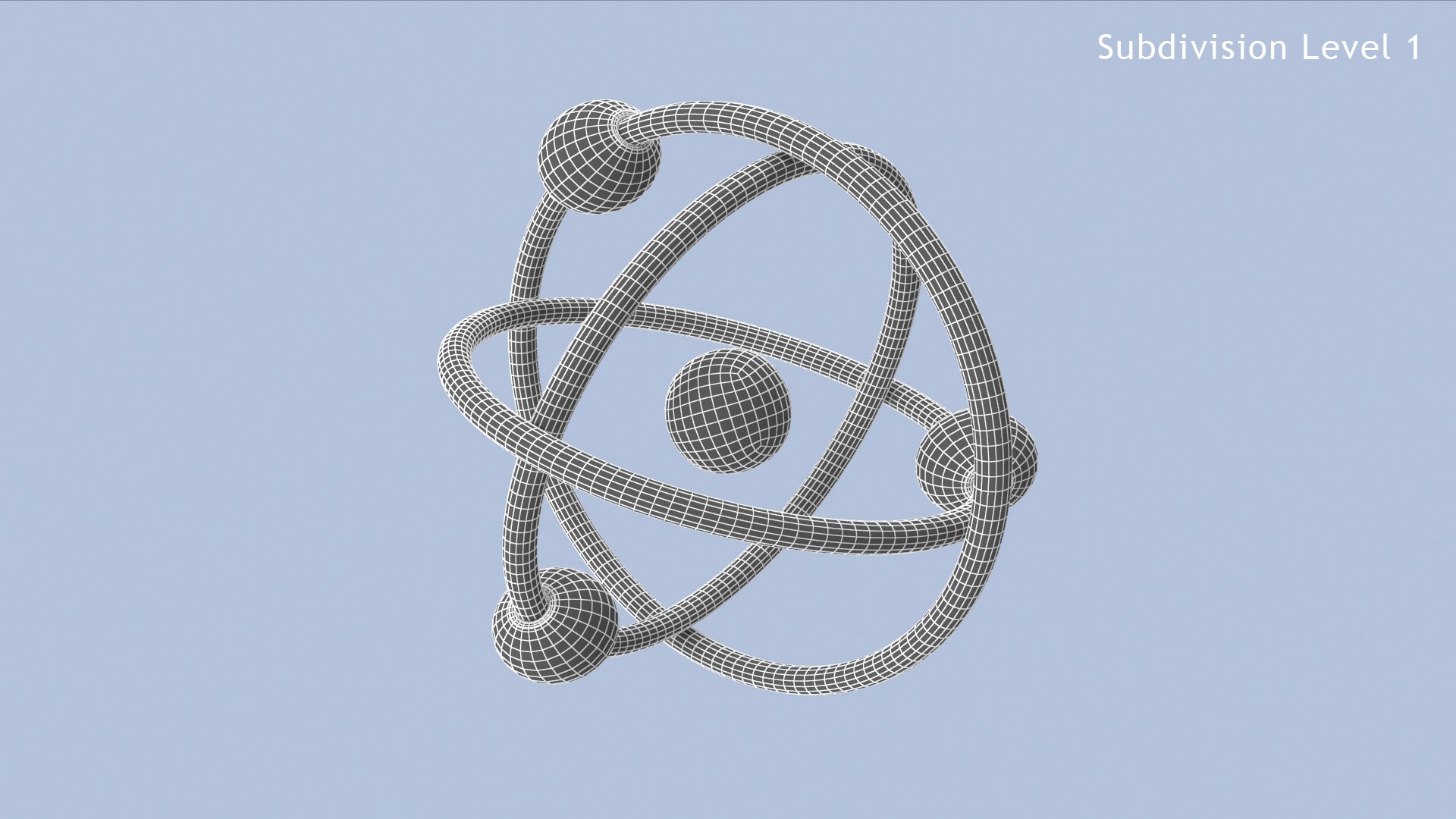 Atom Cartoon Style 3D - TurboSquid 2101788