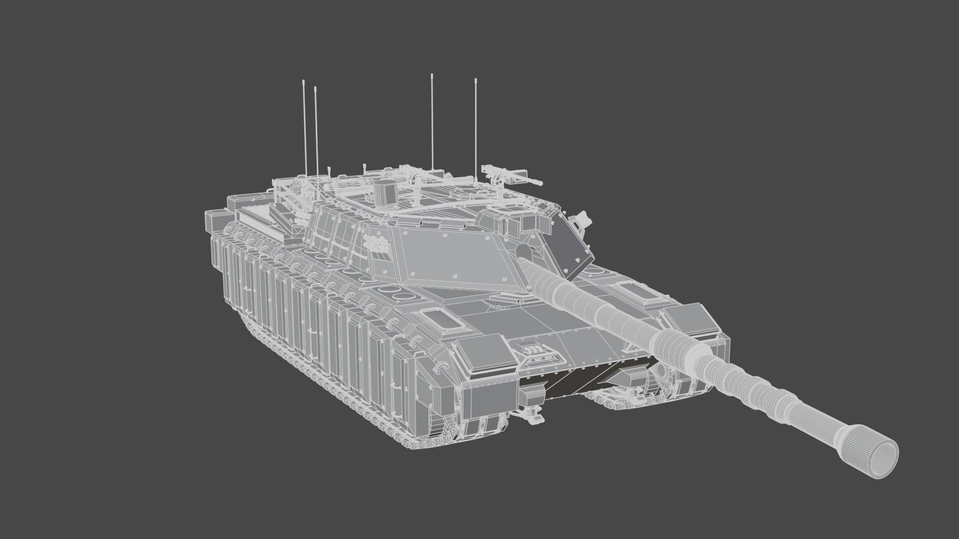 3D Tank Challenger 2 Model - TurboSquid 2433176