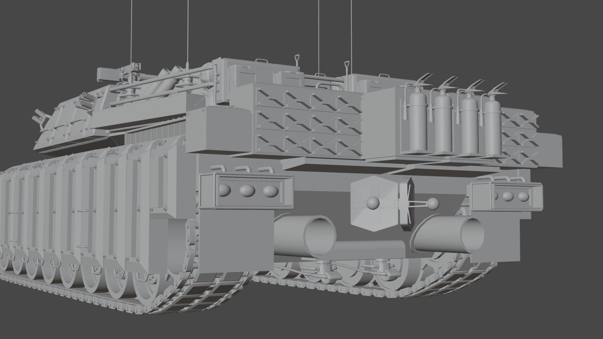 3D Tank Challenger 2 Model - TurboSquid 2433176