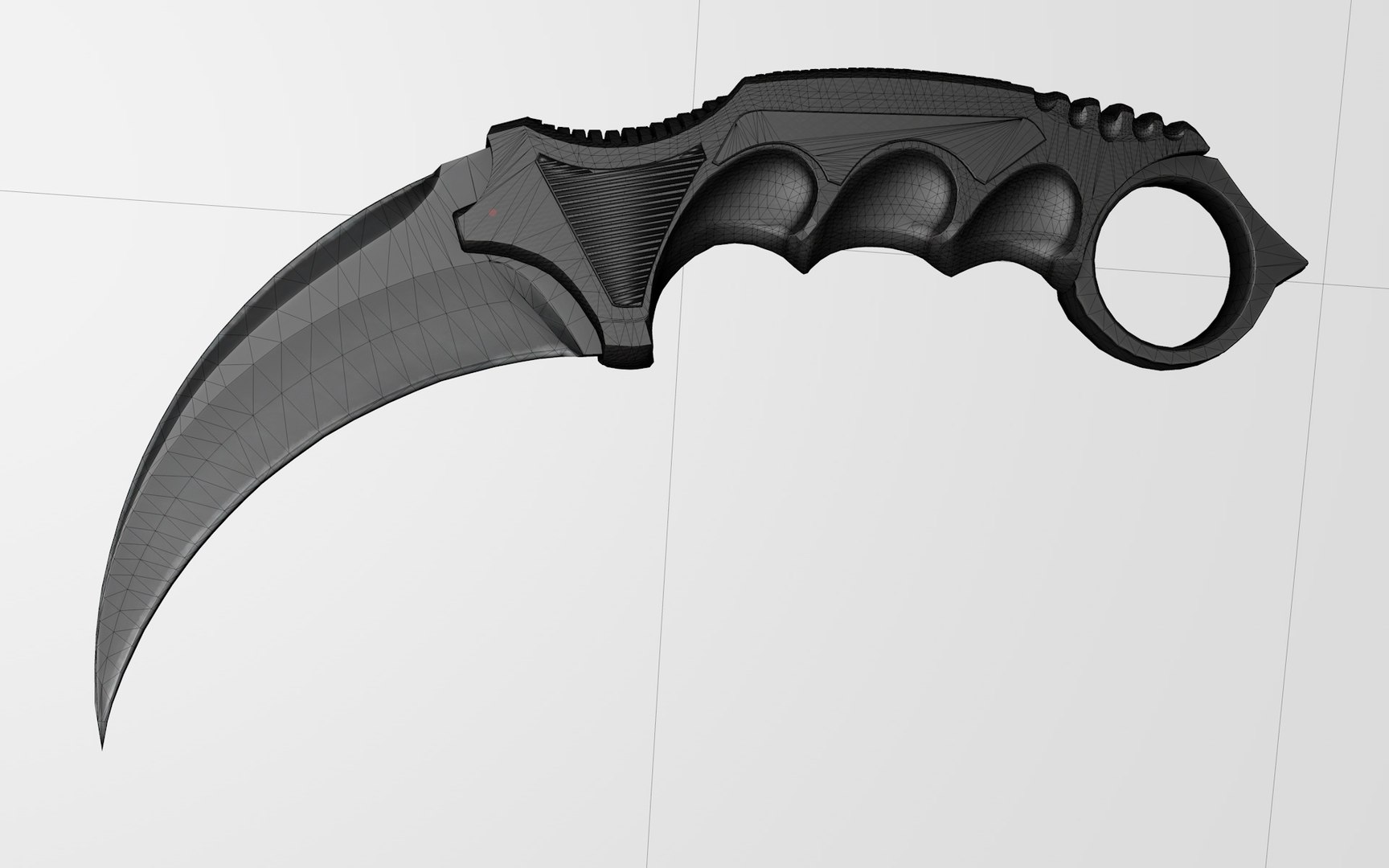 Modern Karambit 3d Model