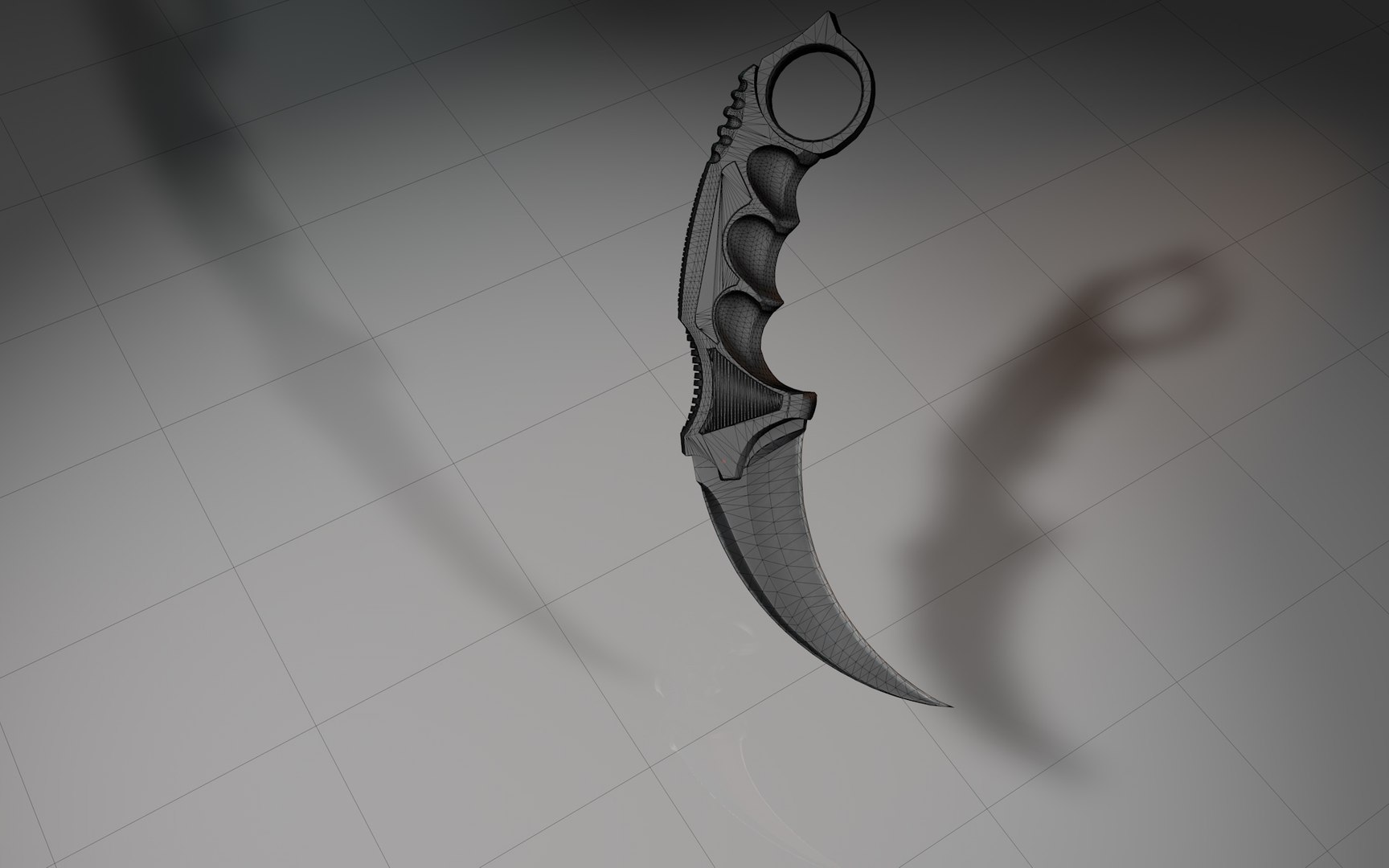 Modern Karambit 3d Model
