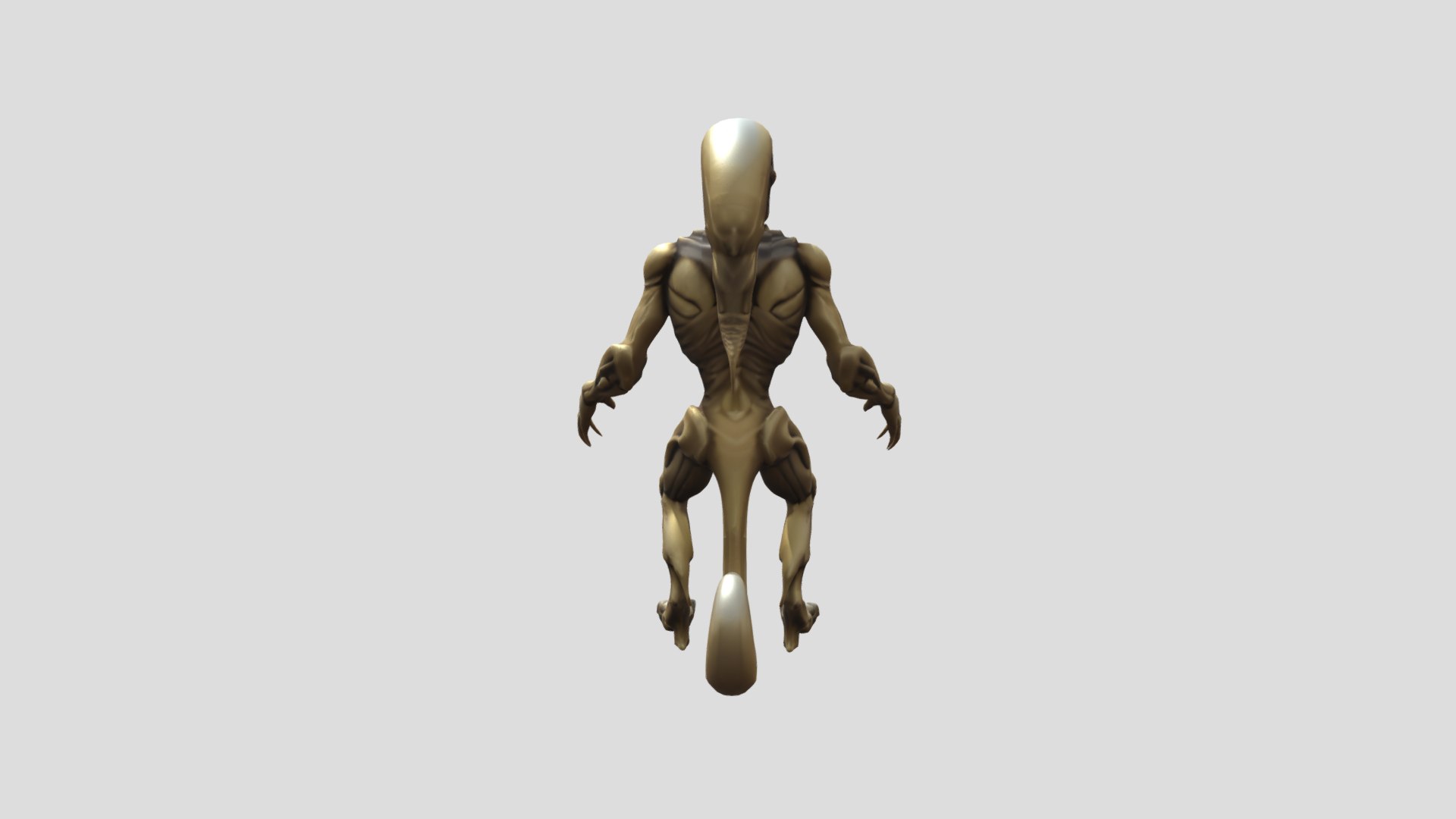 3D Alien Xenomoprh - TurboSquid 2330455