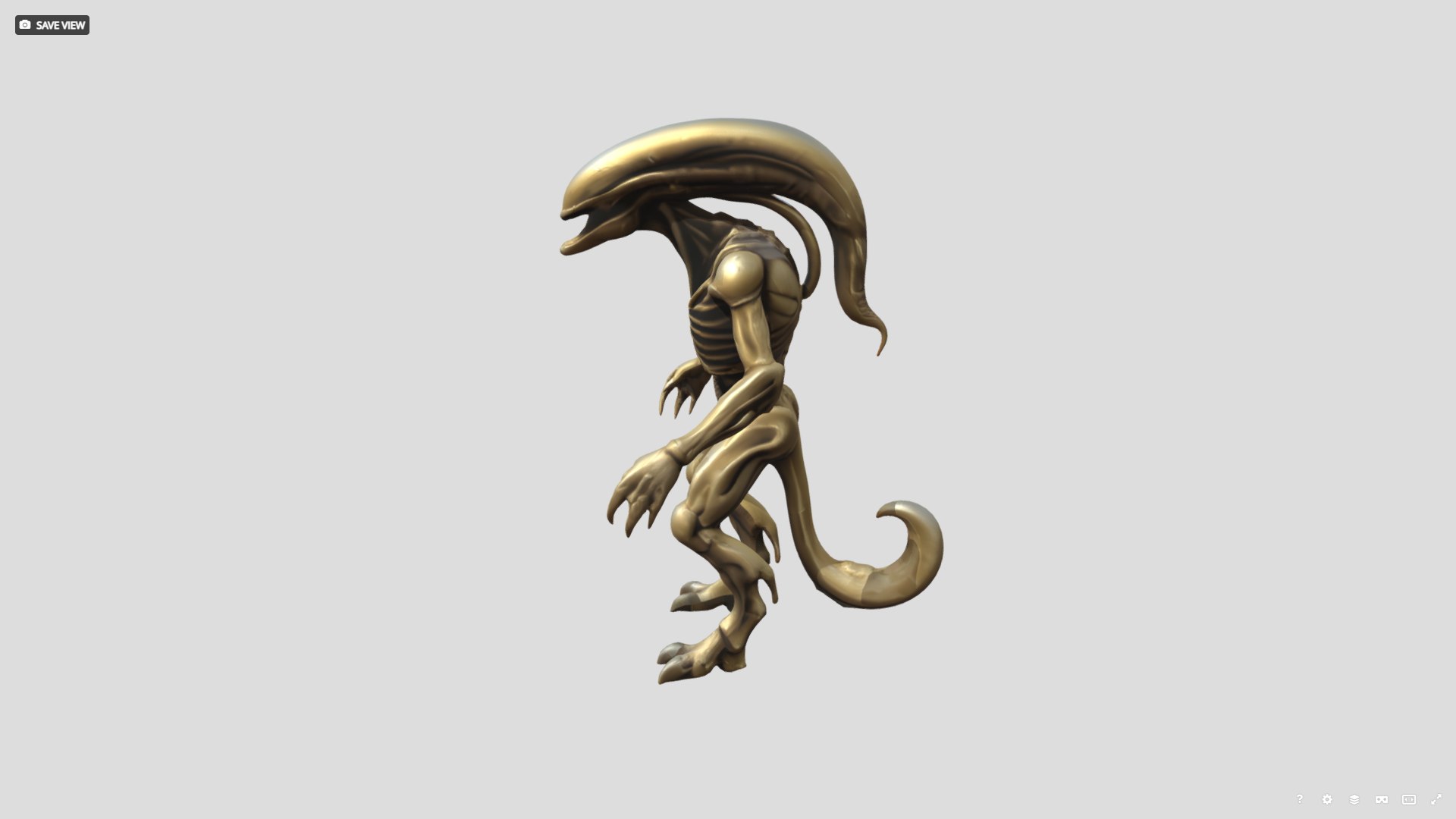 3D Alien Xenomoprh - TurboSquid 2330455