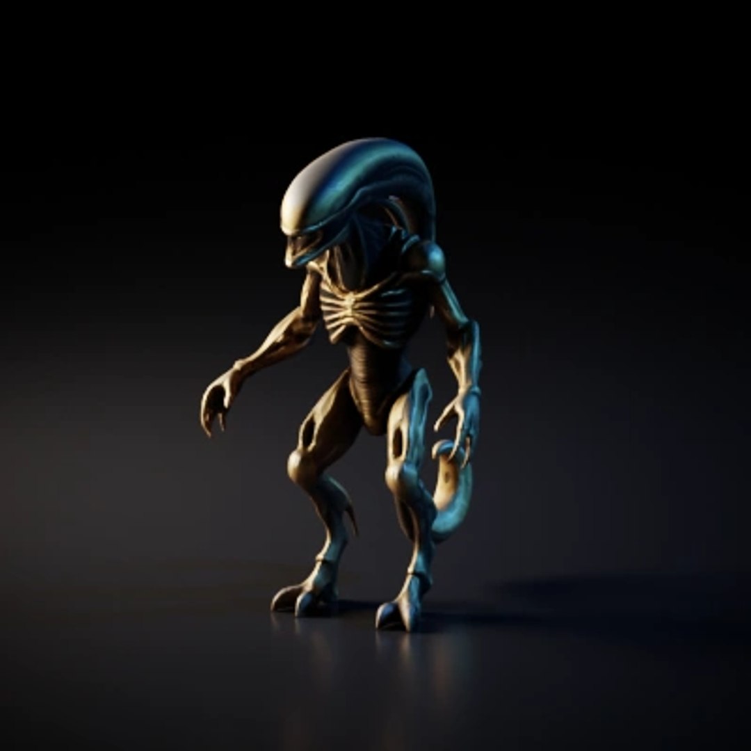 3D Alien Xenomoprh - TurboSquid 2330455
