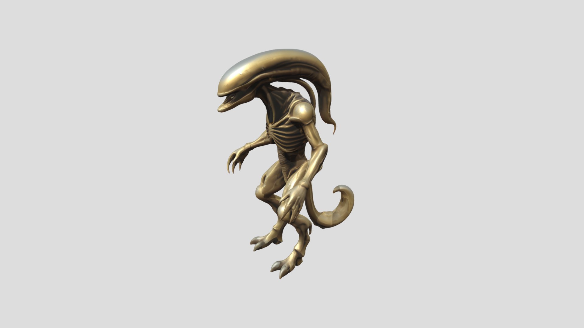 3D Alien Xenomoprh - TurboSquid 2330455