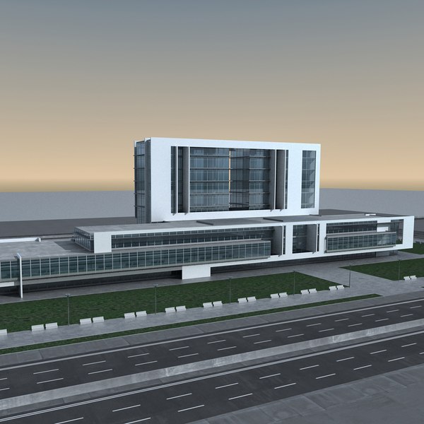 Office Building 3D Models for Download | TurboSquid